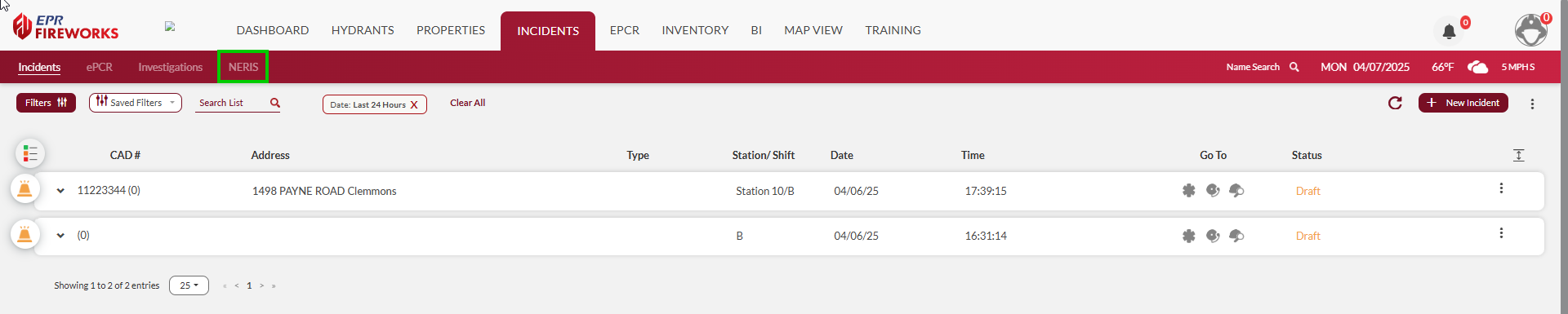 NERIS Incident Reporting Deep Dive