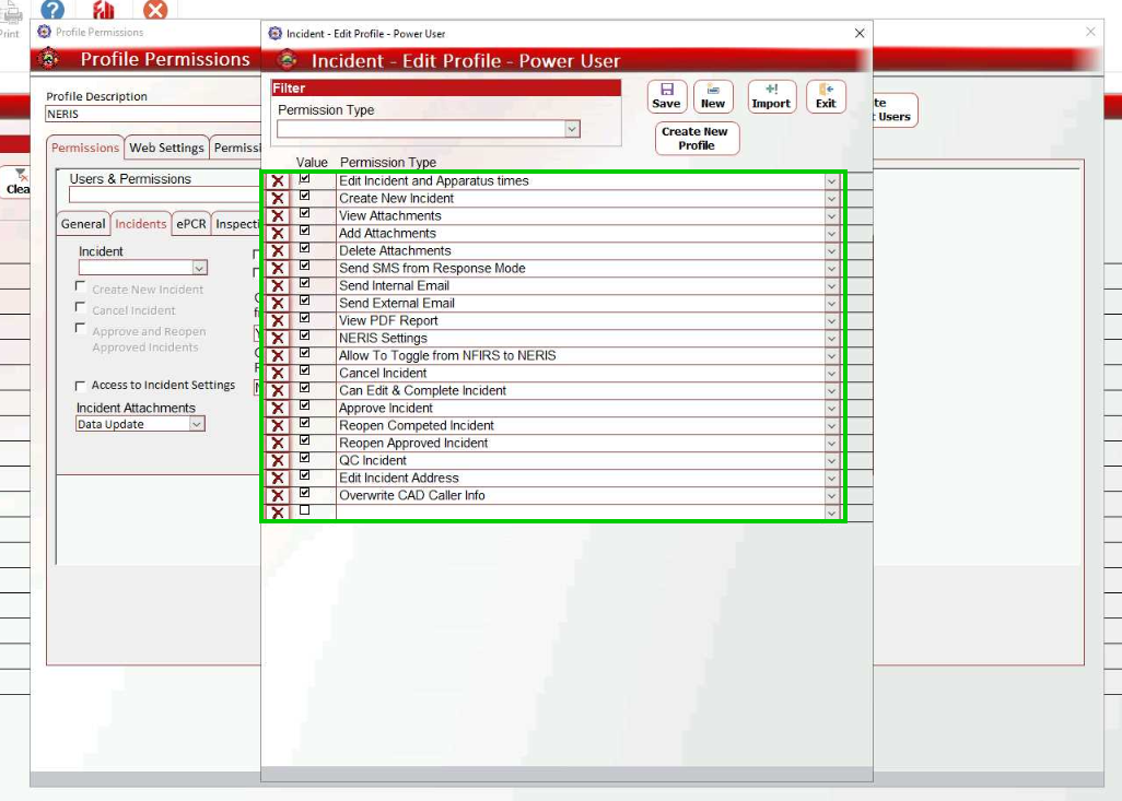 NERIS Setup and Configuration