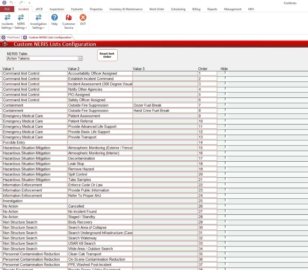 NERIS Setup and Configuration