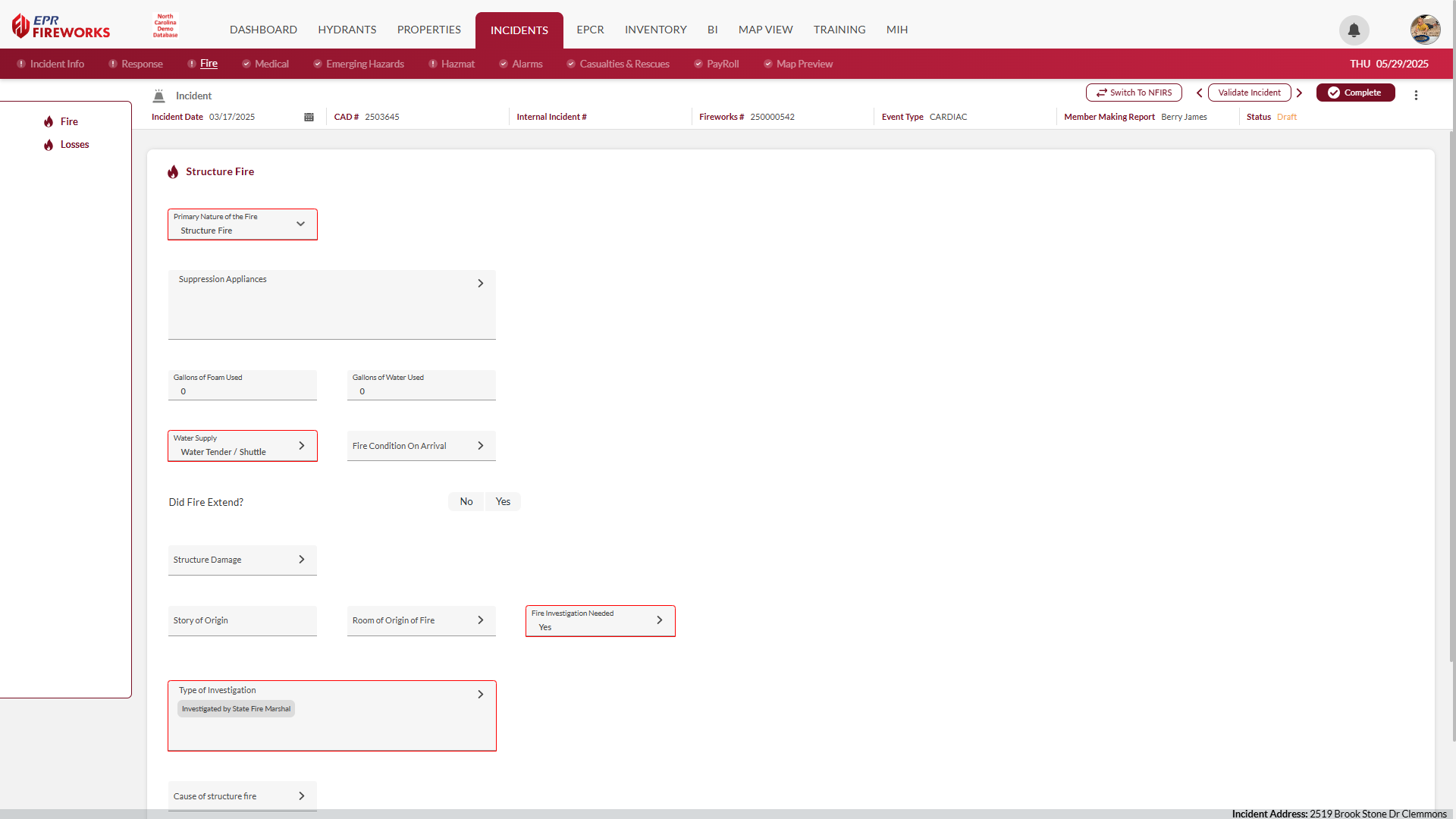 NERIS Incident Reporting Quick Start Guide