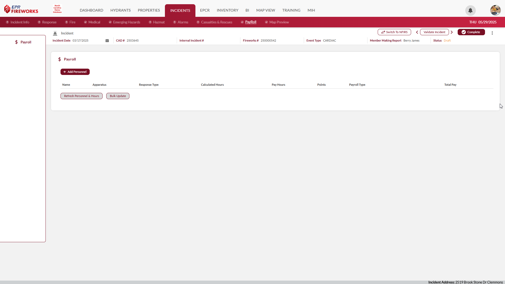 NERIS Incident Reporting Quick Start Guide