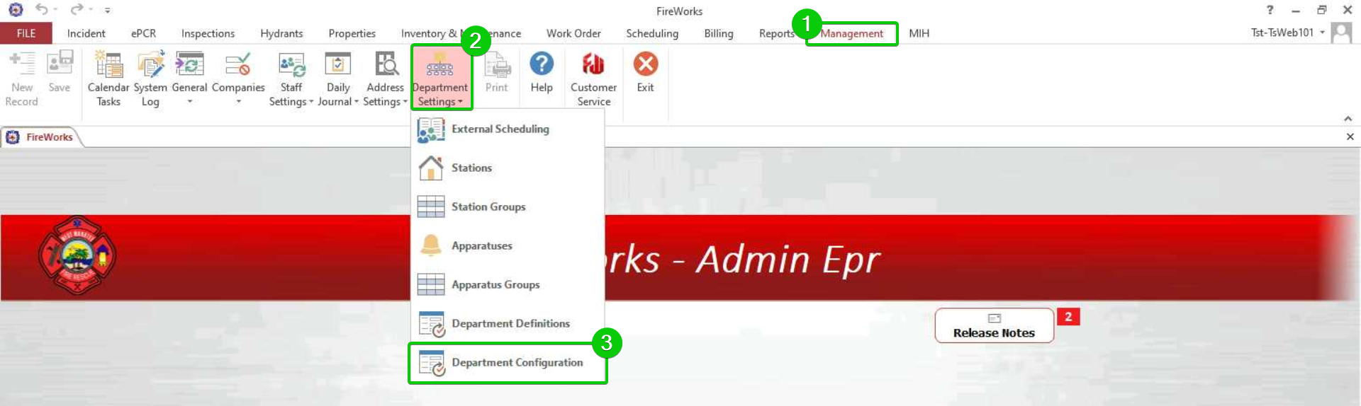 Department Configuration