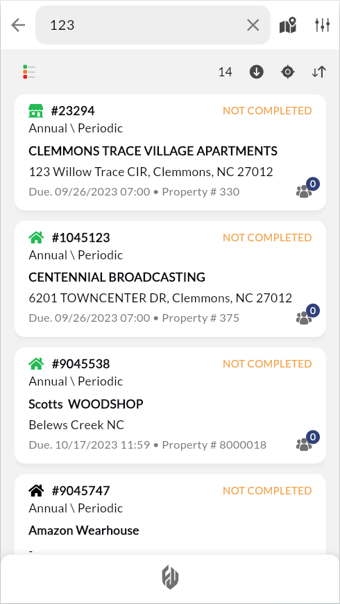 Search and Filter Lists