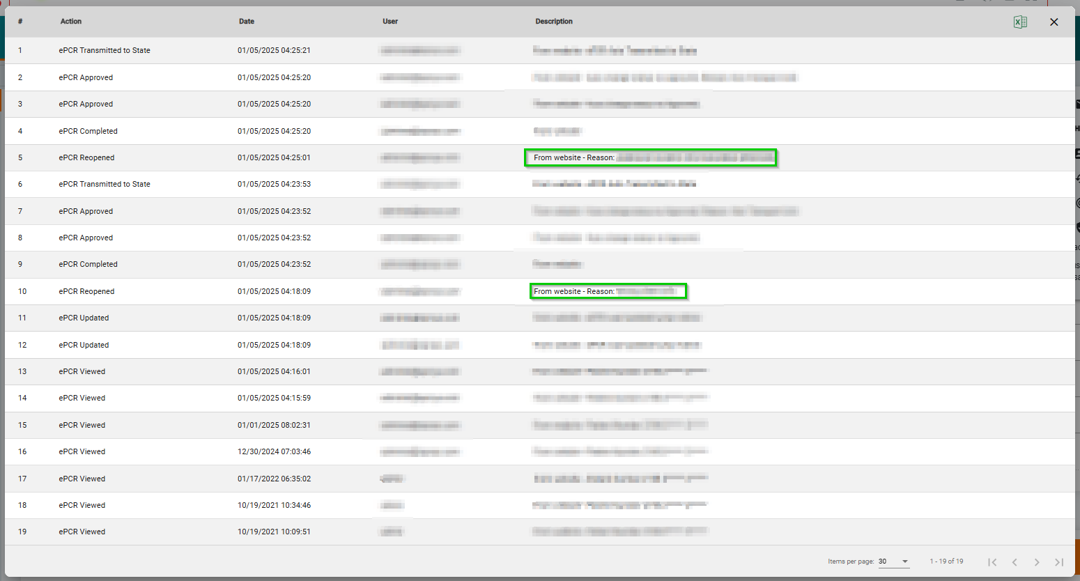 ePCR - Release Notes