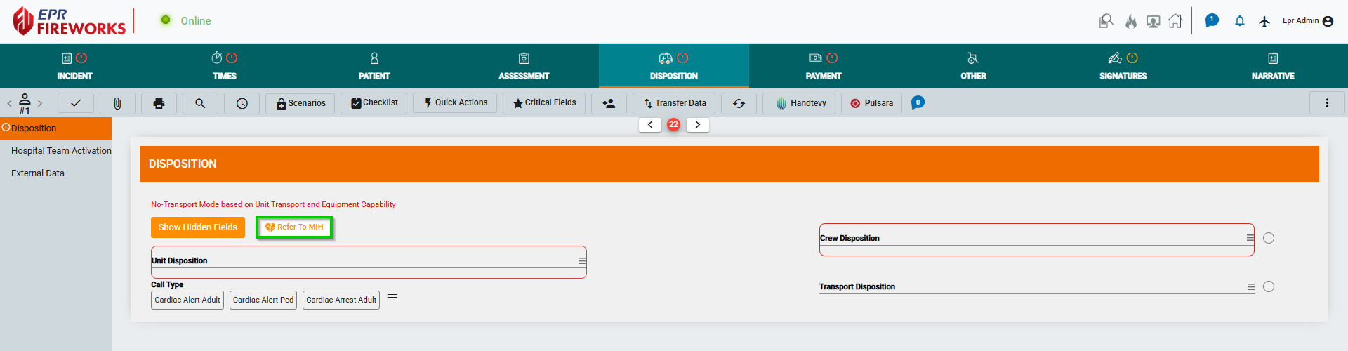 ePCR - Release Notes