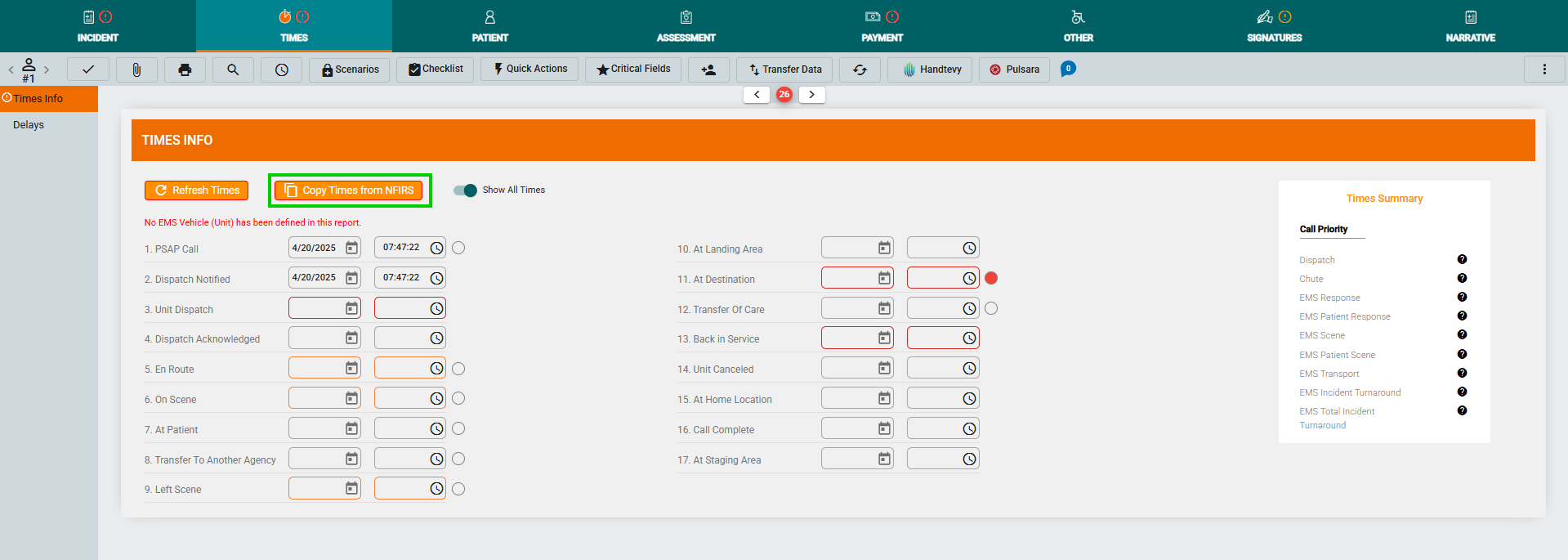 ePCR - Release Notes